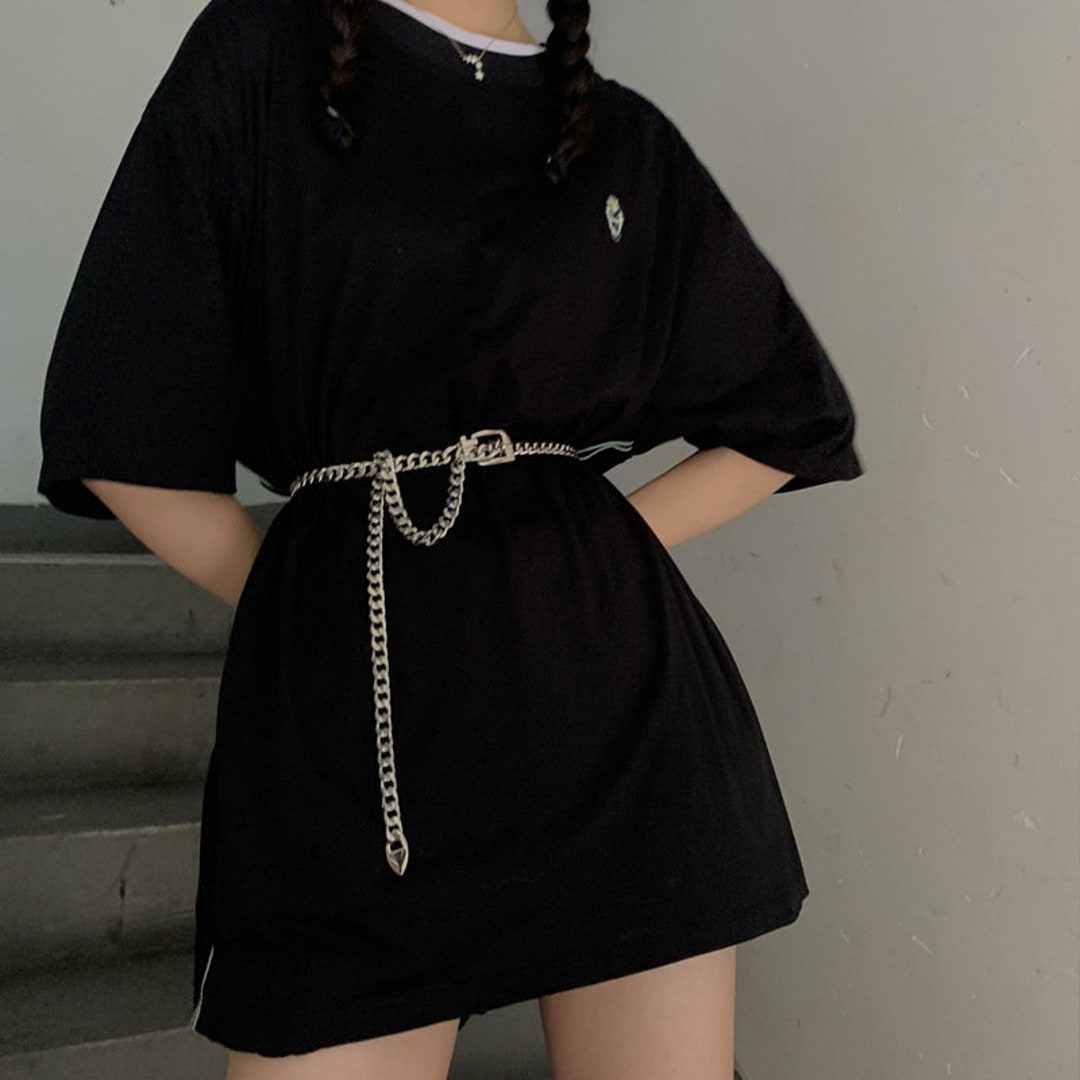 Silver Waist Chain Belt/vintage Waist Chain Silver Belly Chain Thick ...