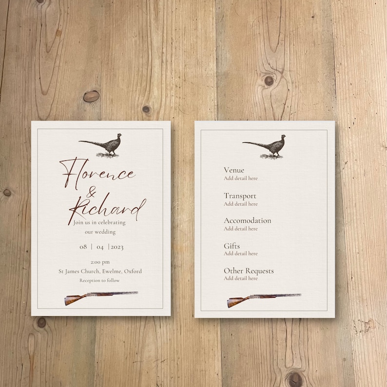 Shotgun Wedding Invitation | DIY Wedding Invites | Country Wedding - Etsy