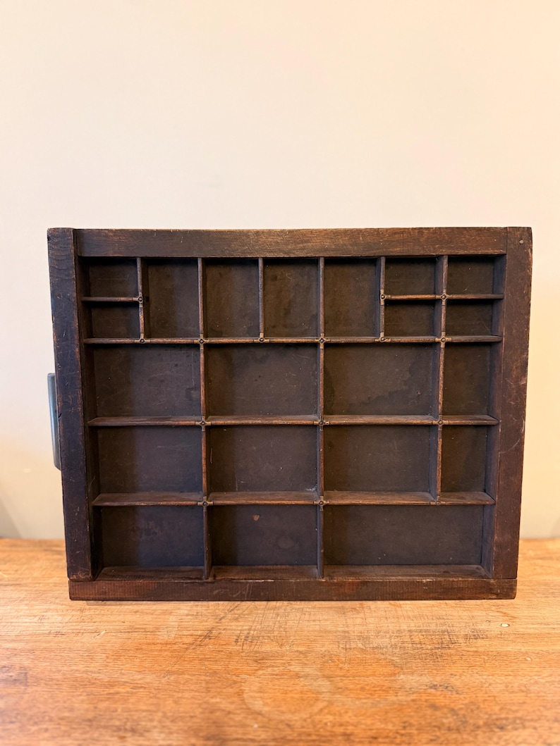 Vintage Mahogany Printers Tray - Etsy New Zealand