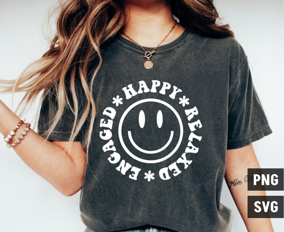 Happy Relaxed Engaged Svg Png, Special Education Teacher Svg, Behavior ...