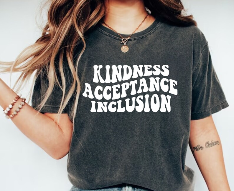 Kindness Acceptance Inclusion PNG SVG - Etsy