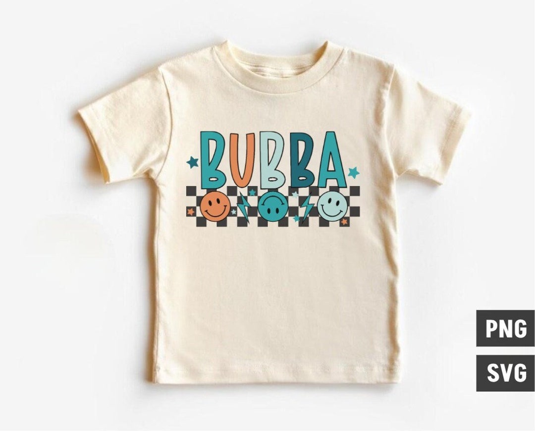 Bubba Png, Boy T-shirt Design, Retro Sublimation, Sibling, Bubs Png ...