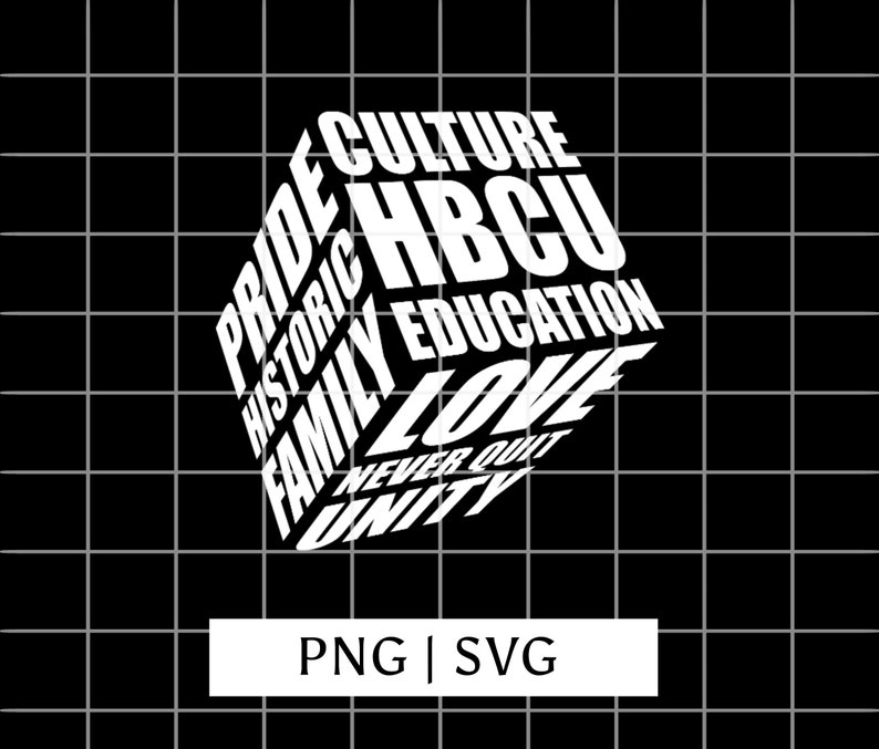 HBCU SVG Historically Black College University PNG Black - Etsy