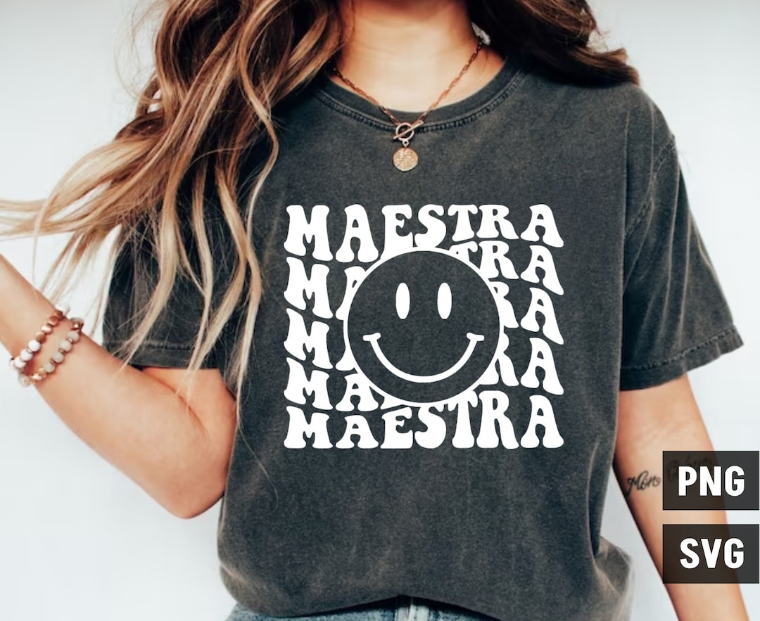 Maestra SVG PNG, Spanish Teacher SVG Cut File, Teacher Svg, Teacher ...