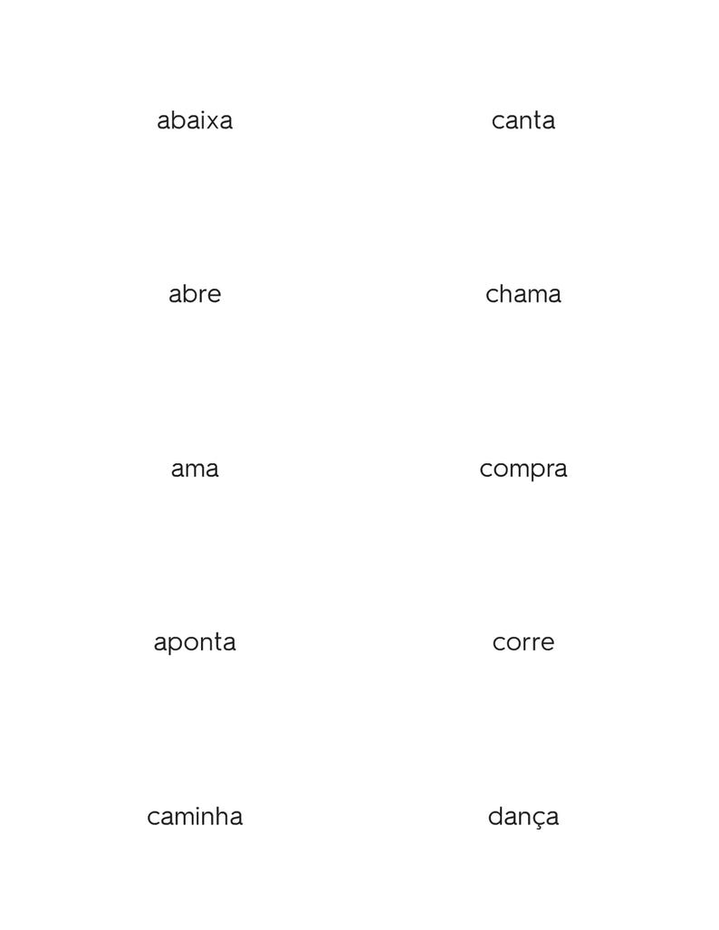 Common Verbs 1 - Portuguese Flashcards - Etsy