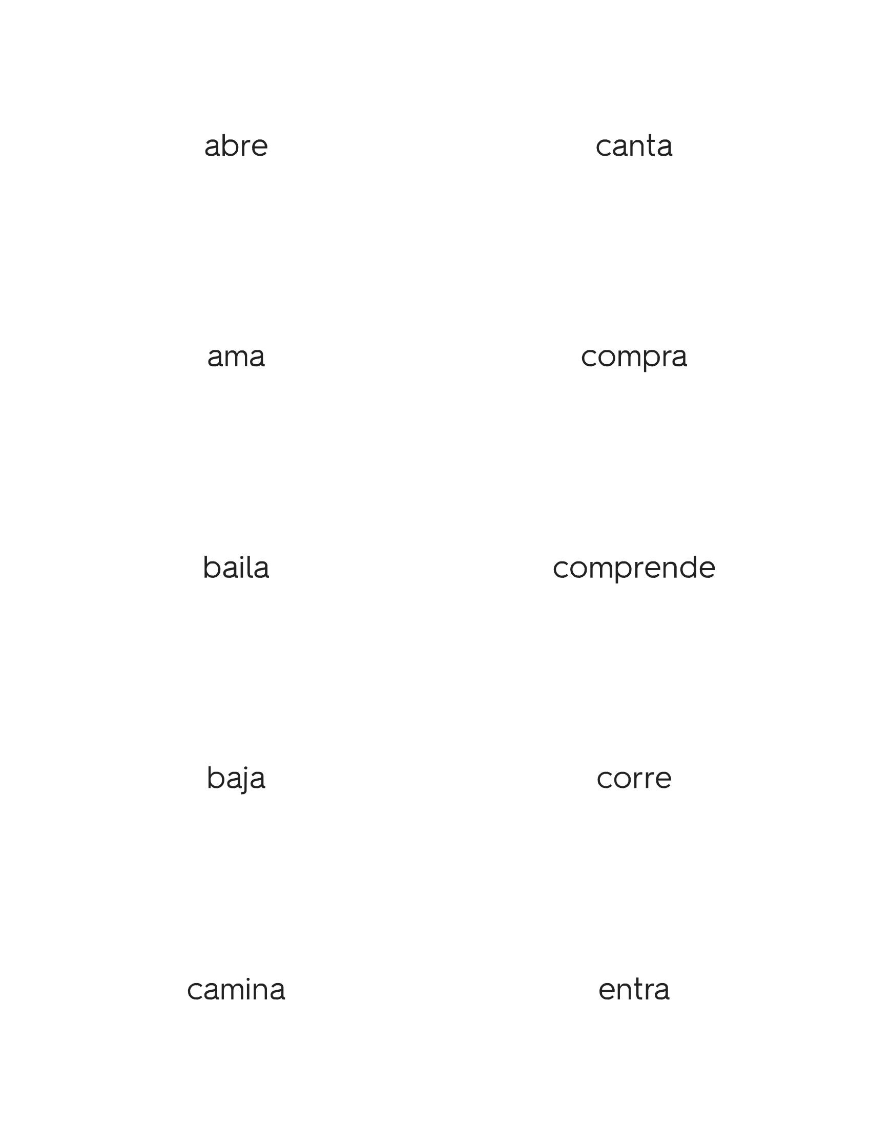 Common Verbs - Spanish/english Flashcards (sets 1-3) - Etsy