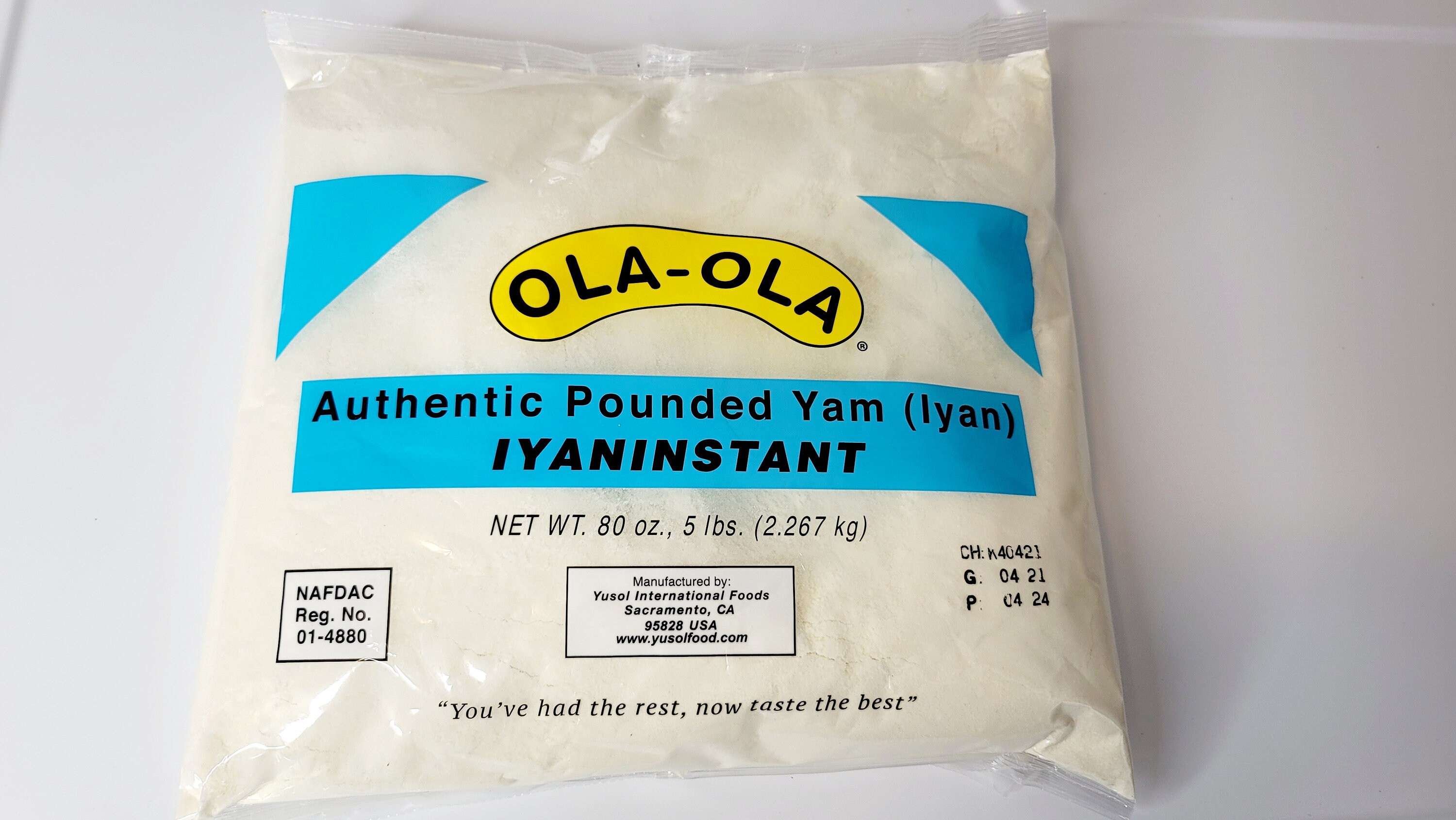 OLA OLA Authentic Pounded Yams Instant Flour - Etsy