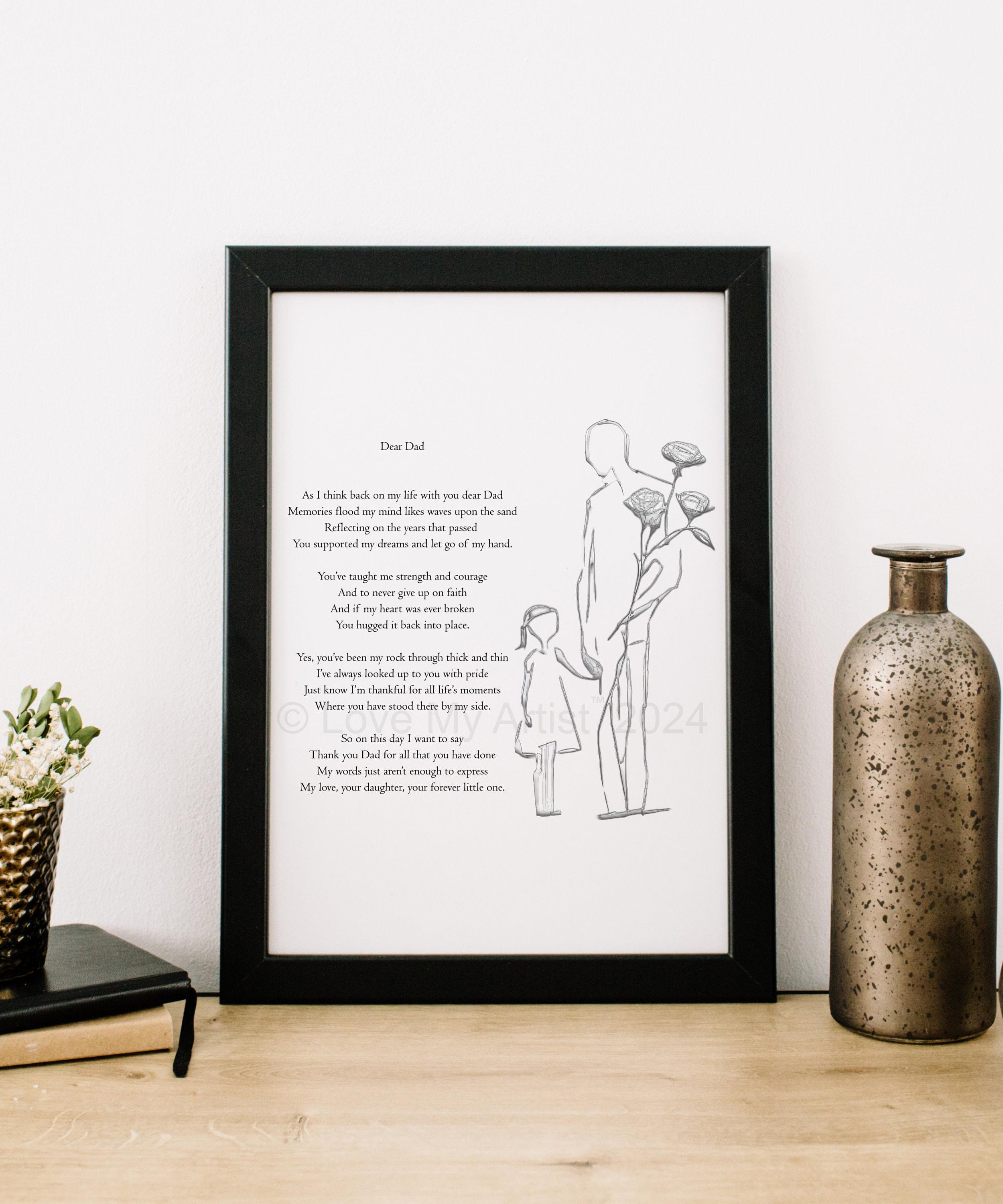 Father of the Bride Wedding Poem Card - Digital Download for Dad - Etsy