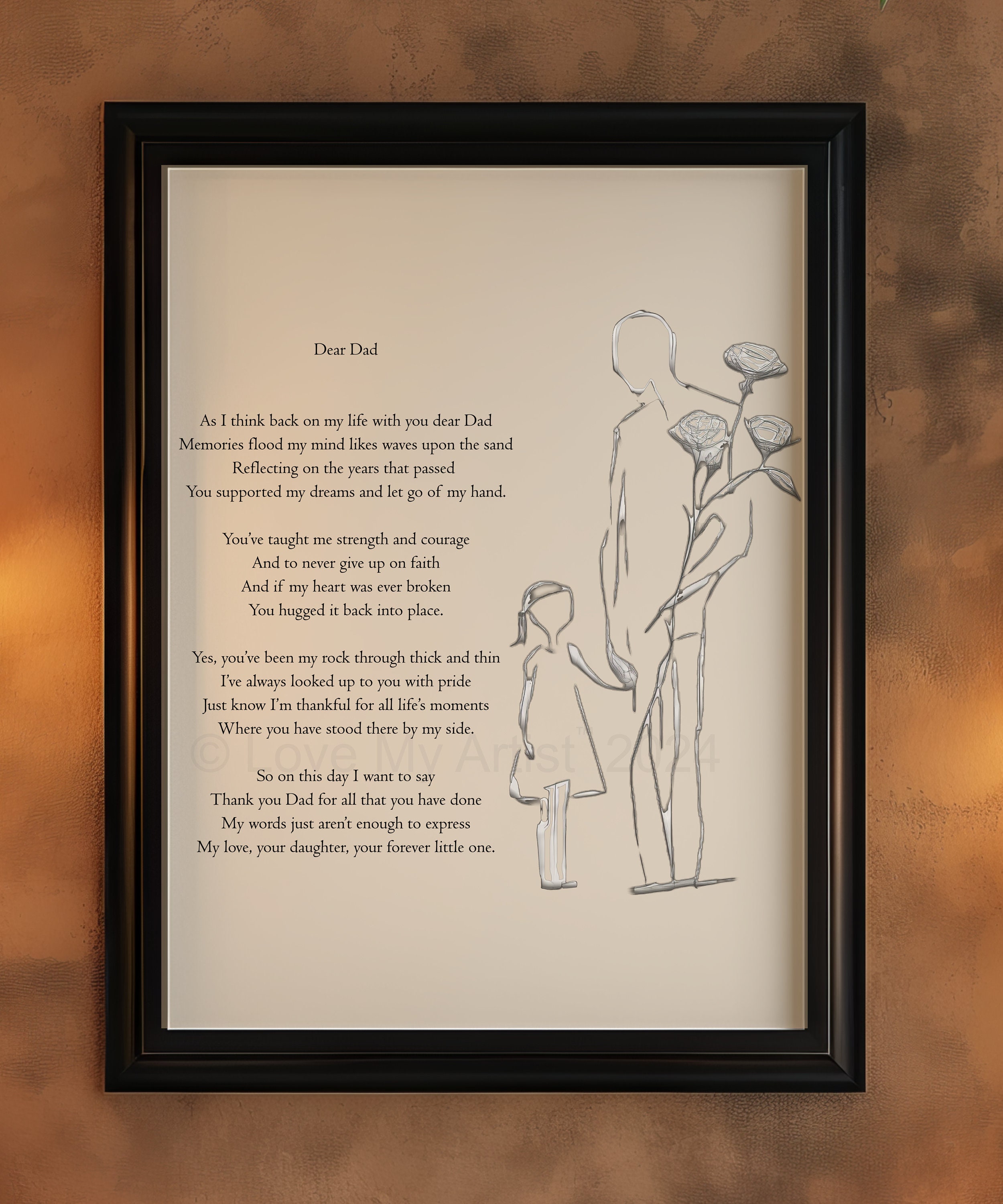 Father of the Bride Wedding Poem, Birthday Card to Dad PNG, JPG, PDF ...