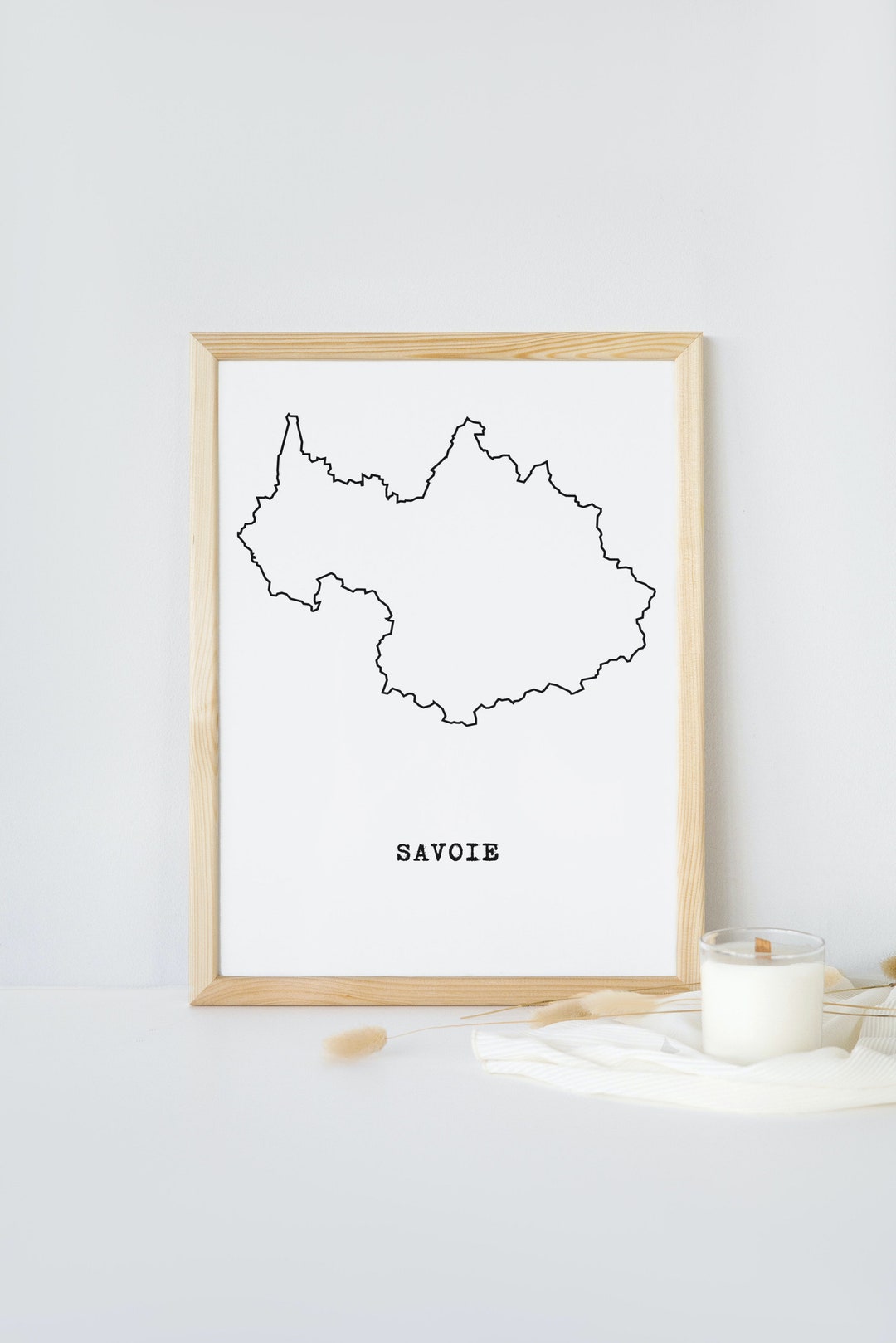 Savoy Department Poster, Savoy Poster, Savoy Department Map, Savoy ...