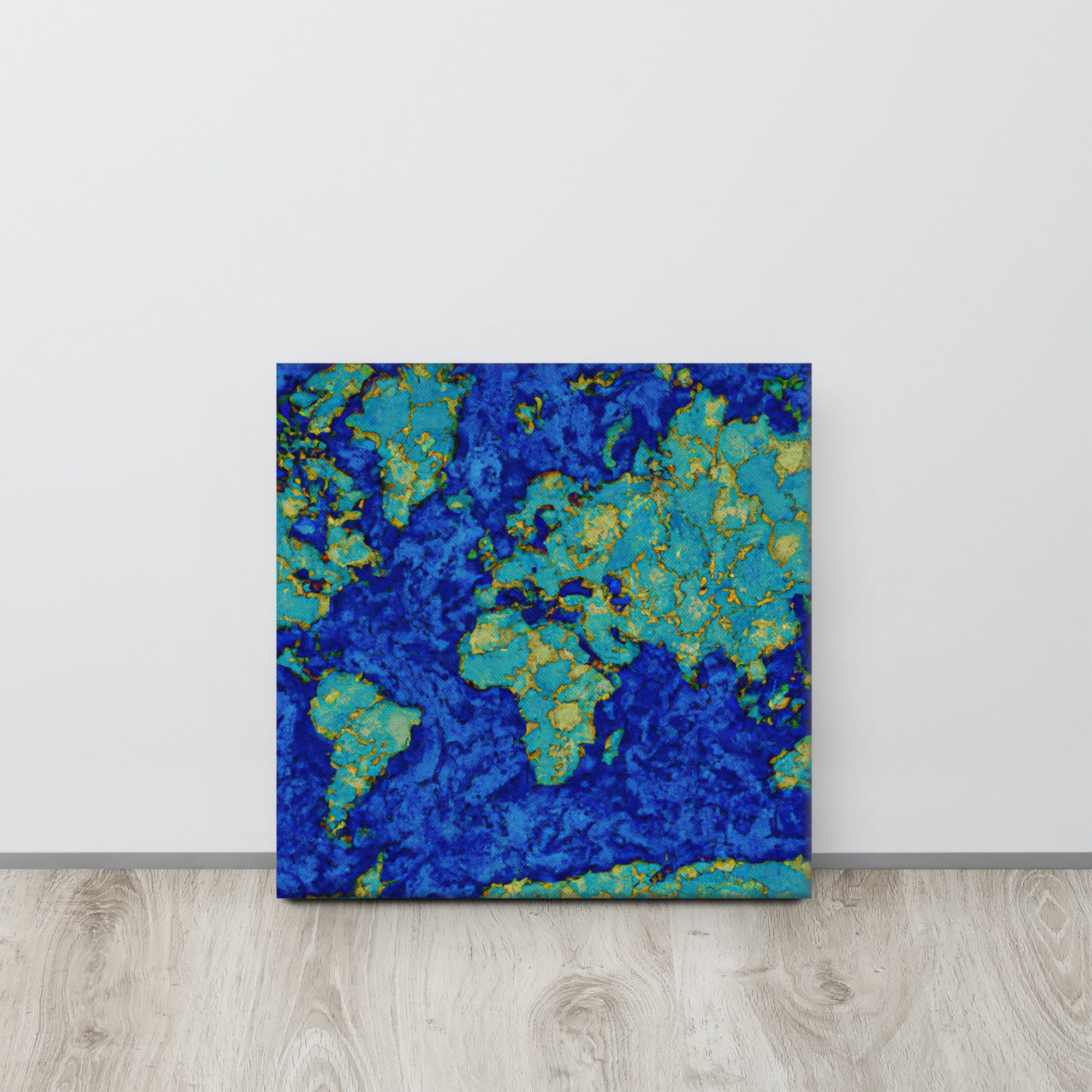 Van Gogh Art Map of the World - Etsy