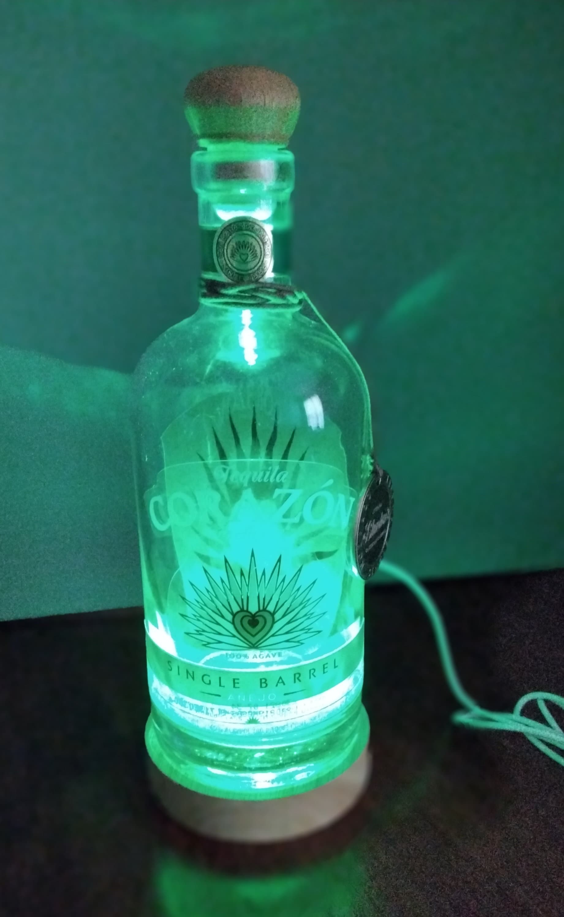 CORAZON Tequila Led Light Bottle , Only 1 Tequila CORAZON Botella Led ...