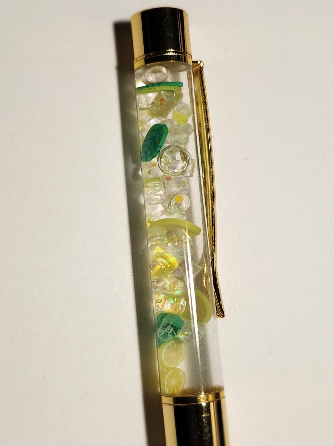Iced Lemon Water Floating Pen, Nostalgic Pen, Novelty Gift Pen, Fancy ...