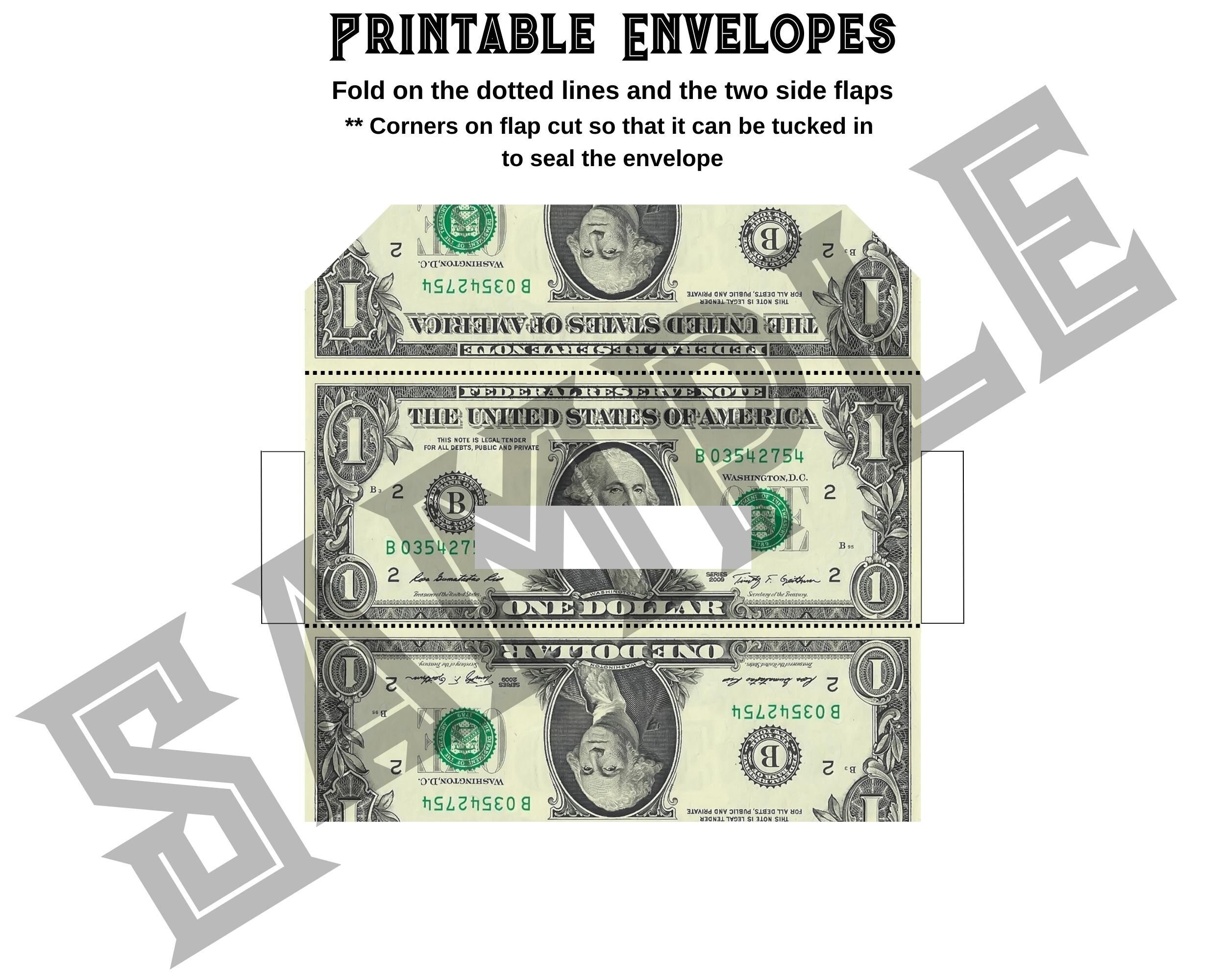 Digital Download Printable Envelope, Cash Envelopes, Print at Home ...