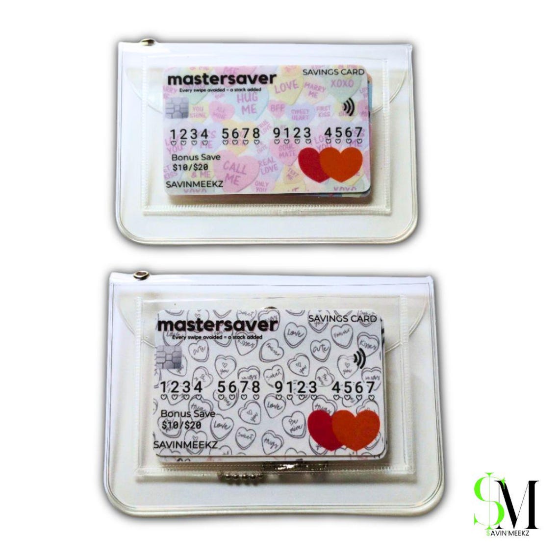 Swipe-less Cards - Reusable Savings Cards for A6 & A7 Binders ...