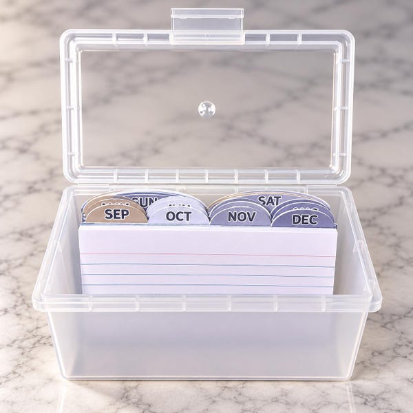 Index Card Planners - Etsy
