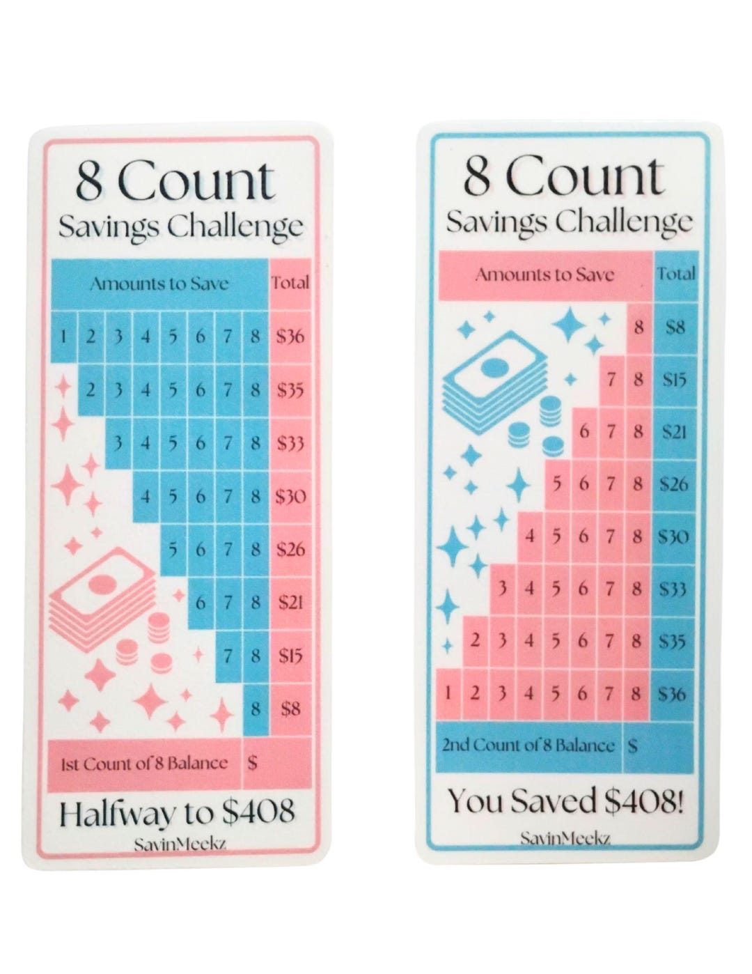 Digital Download 8 Can Count Savings Challenge 12345678 Low End ...