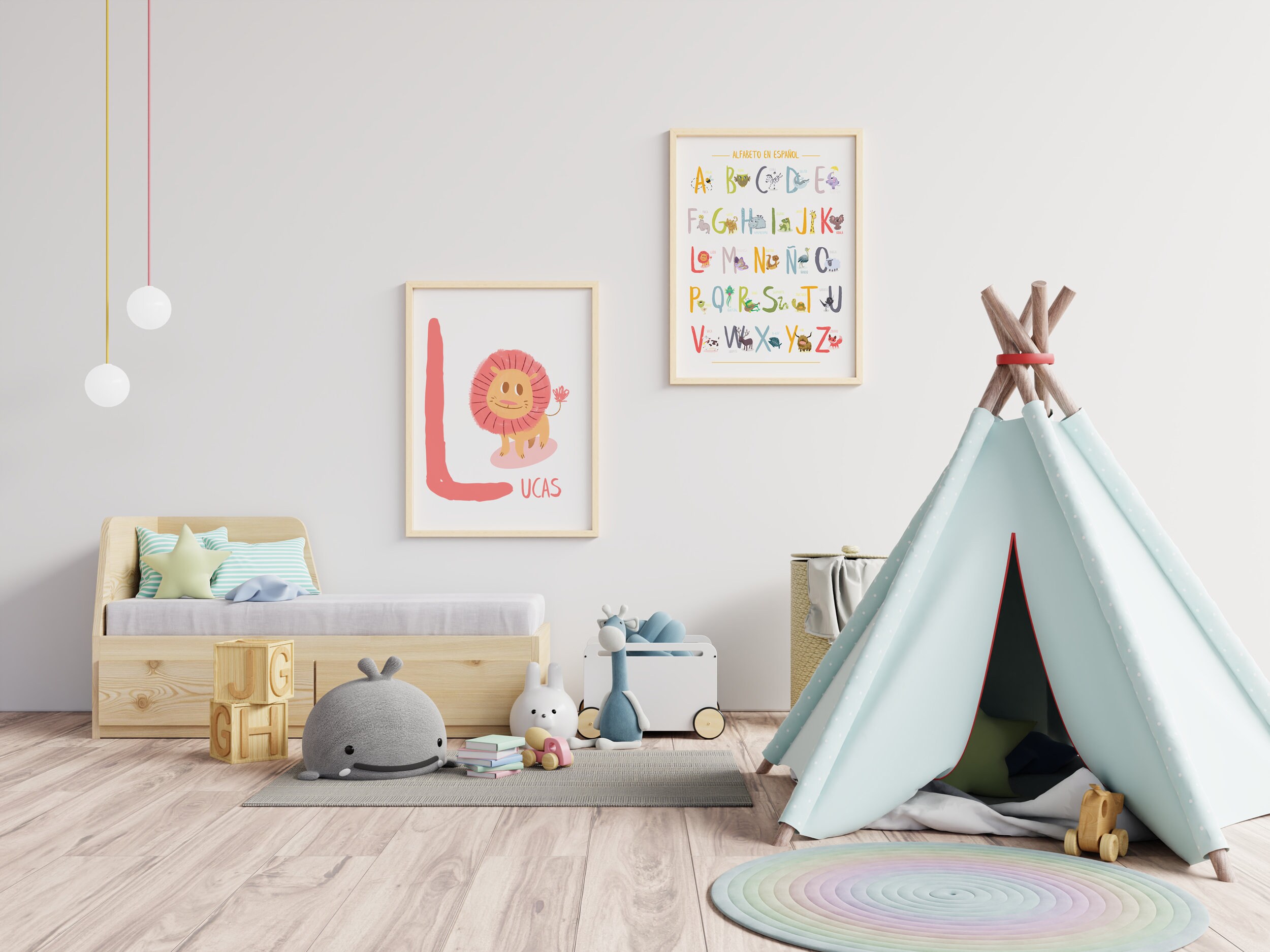 Abecedario (spanish Alphabet) Poster - Etsy