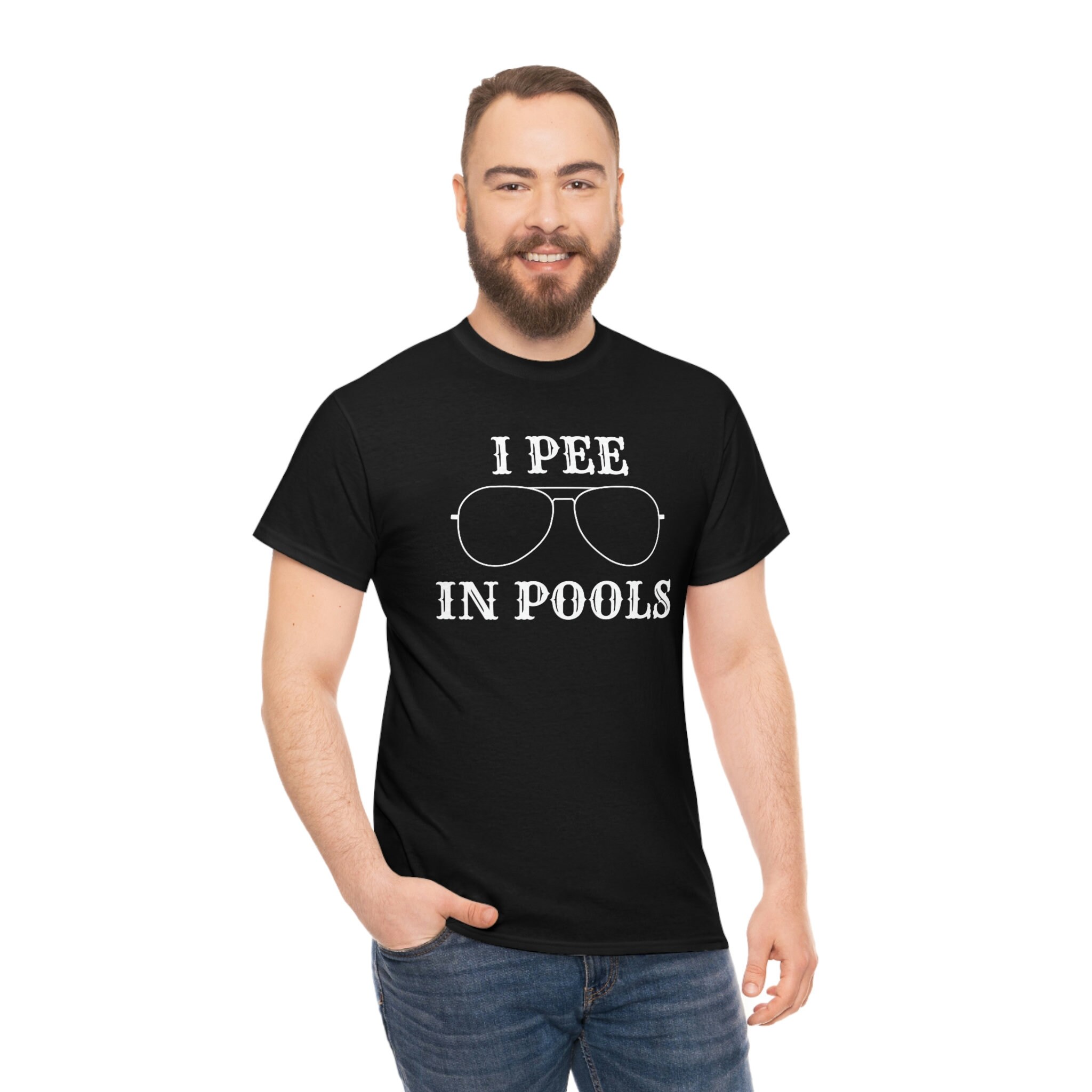 Pool Party Tee, Pool Parties, I Pee in Pools, Cool Tee, Chilling Tee ...