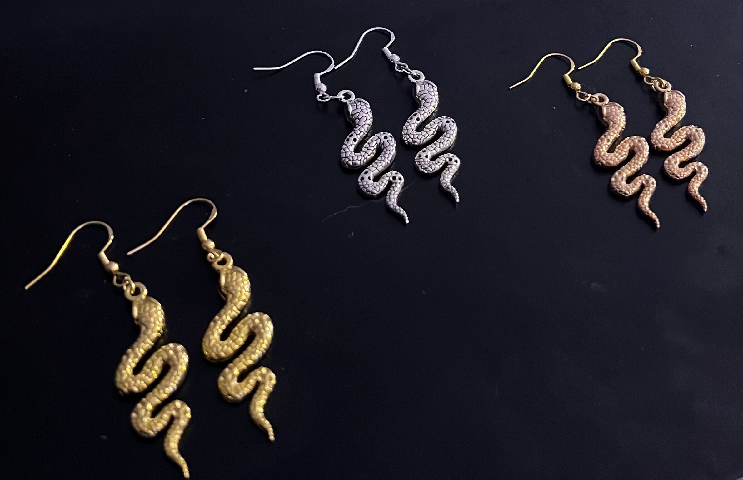 Taylor Swift Reputation Era Eras Tour Snake Dangle Earrings - Etsy