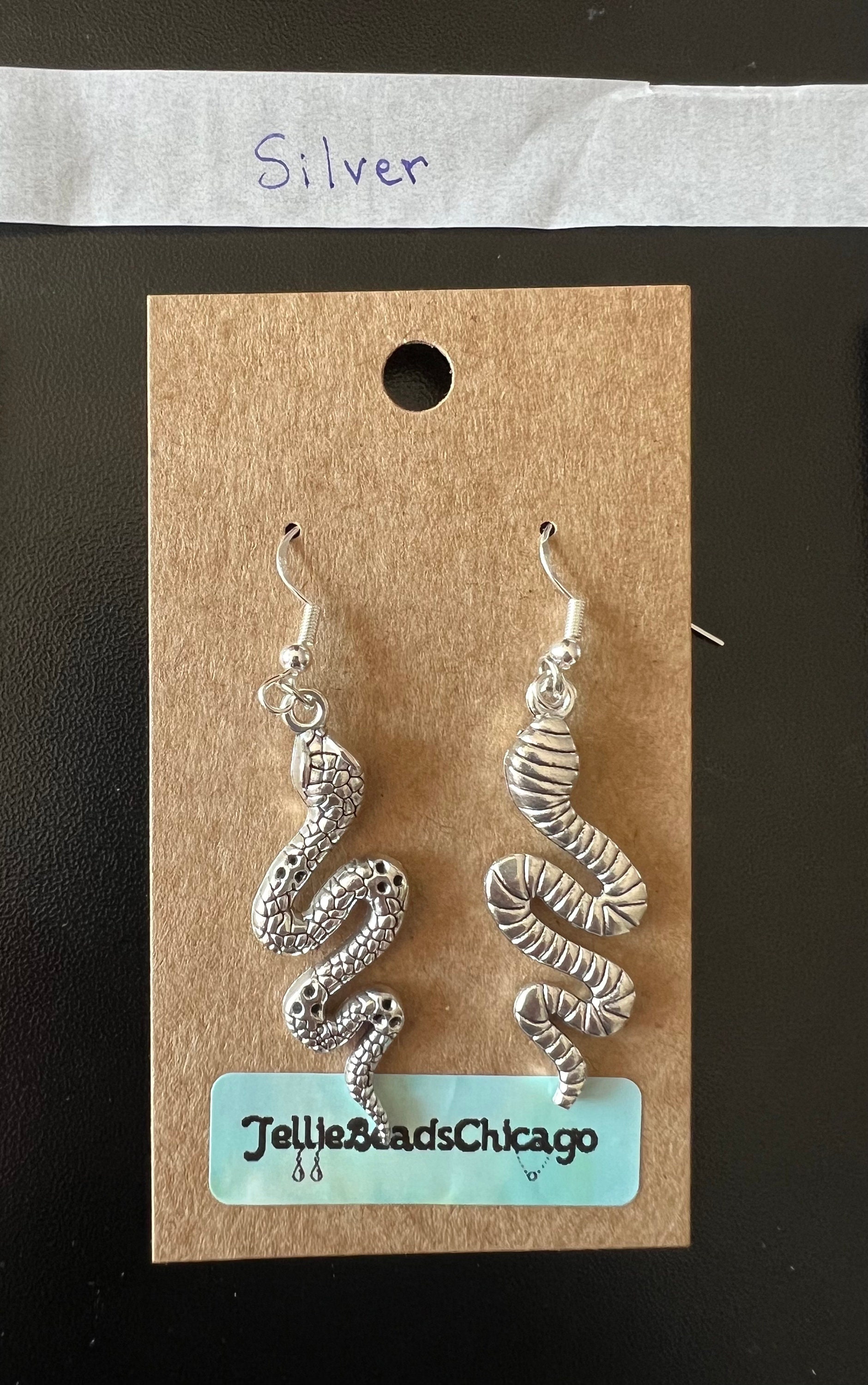 Taylor Swift Reputation Era Eras Tour Snake Dangle Earrings - Etsy
