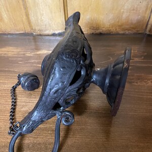 Genie Cast Iron Lamp - Etsy