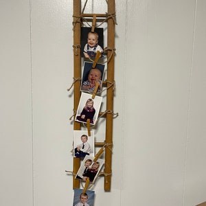 Ladder Photo Display - Etsy