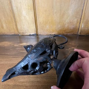 Genie Cast Iron Lamp - Etsy