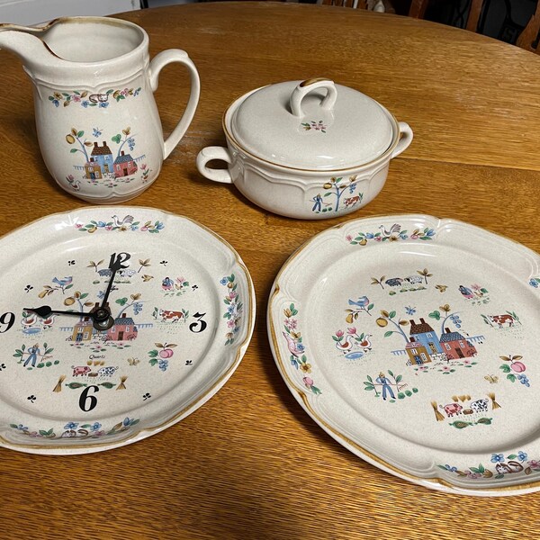 China Plate Clock - Etsy