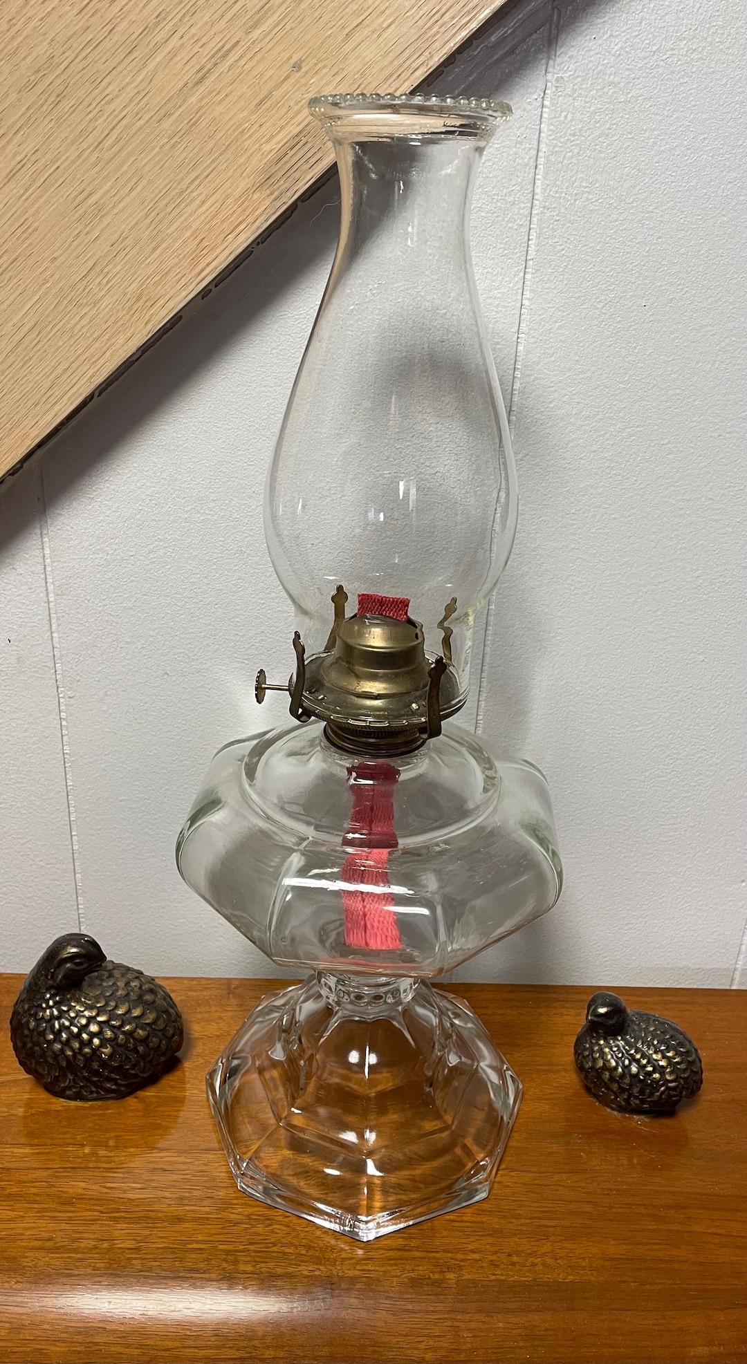 Midcentury Octagon Oil Lamp - Etsy