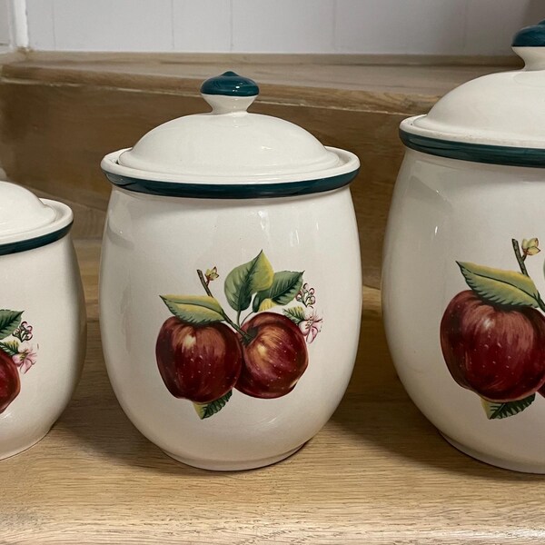 Apple Canisters - Etsy