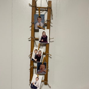 Ladder Photo Display - Etsy