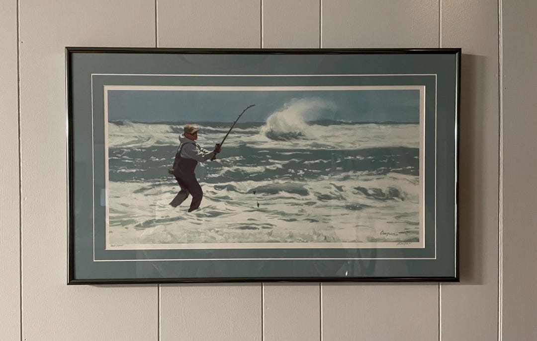 Ocean Fishing Numbered Signed Custom Framed Print by L. Cooper - Etsy