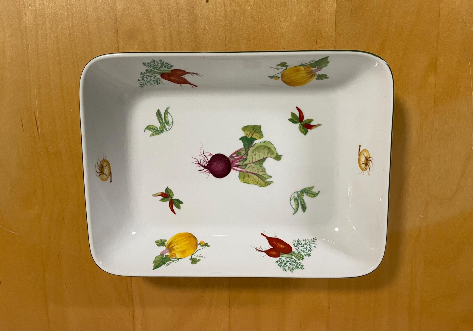 Vintage Oven to Table Cookware Farmhouse Garden Vegetable and Fruit ...