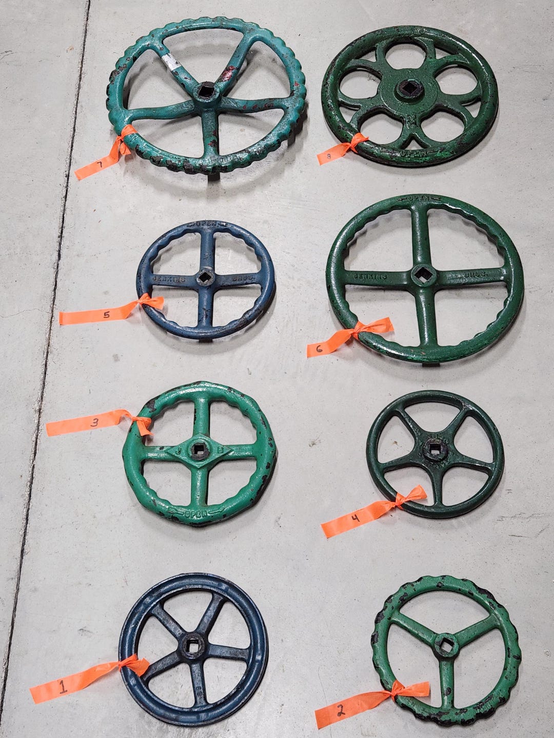 Valve Hand Wheels, Rustic Industrial Decor - Etsy