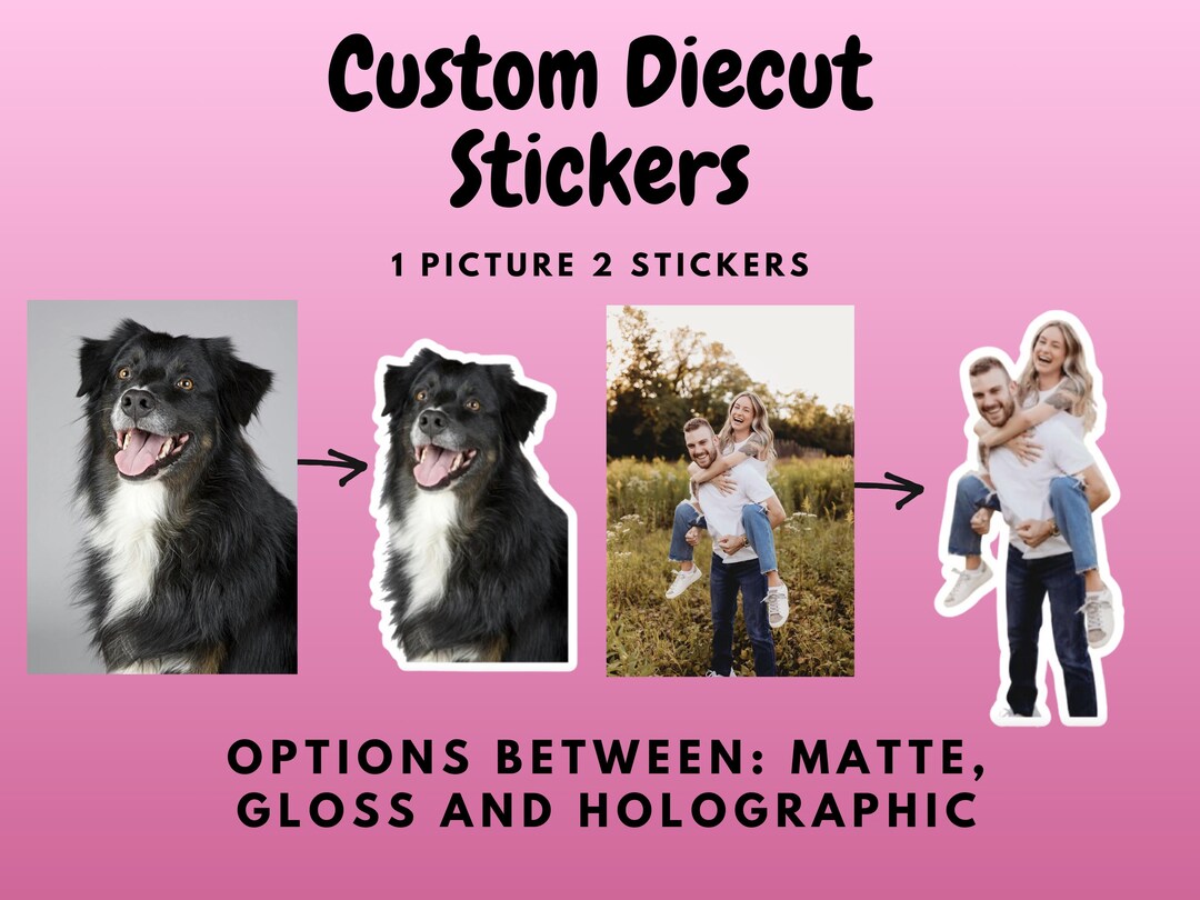 Personalized Photo Sticker – Send Any Image & Get a Custom Sticker Made ...