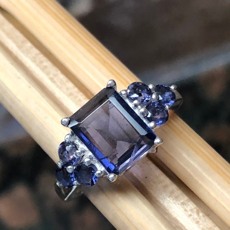 Iolite Ring - Etsy