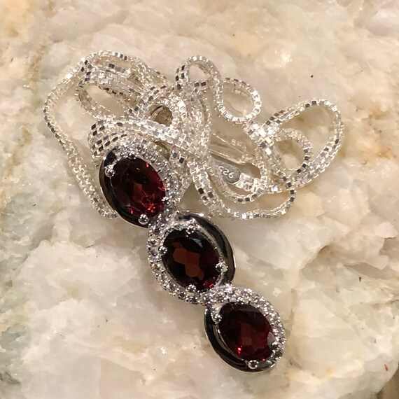 Pyrope garnet necklace store
