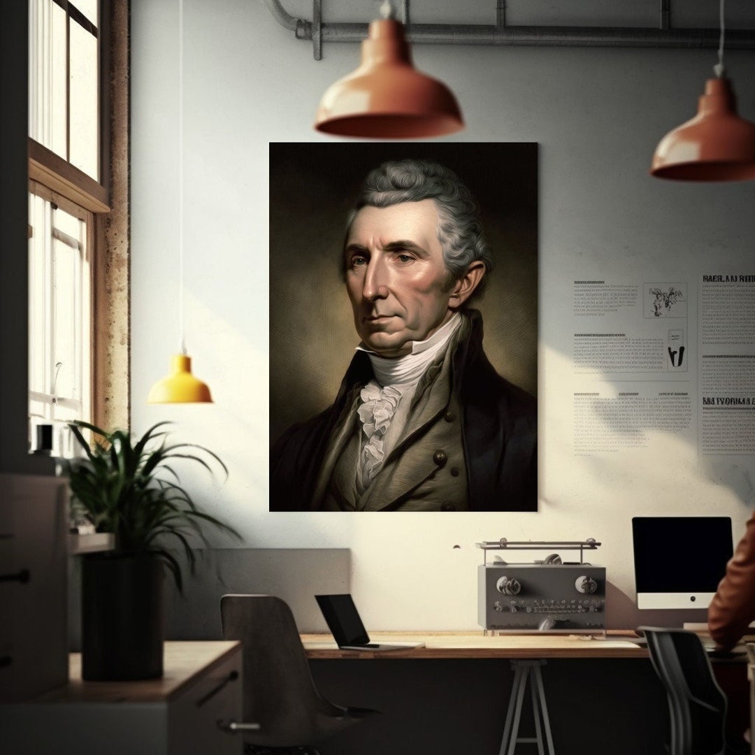 James Monroe, Founding Father, Fifth President of the United States - Etsy