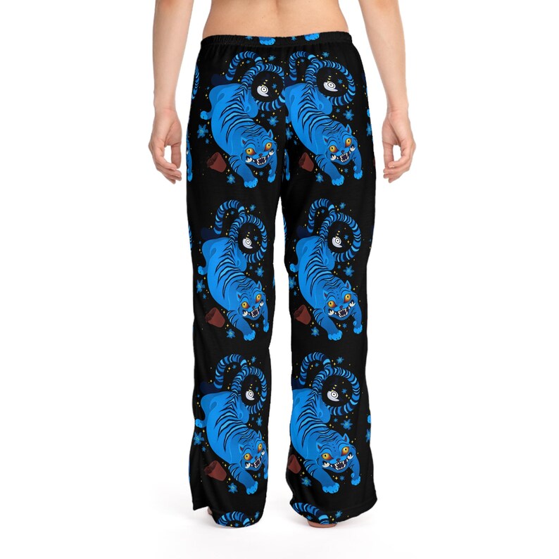 Derpy Kpop Tiger Pajama Pants, Ancestral Guardian Lounge Wear, Women's ...