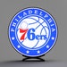 Philadelphia 76ers NBA LED Lightbox Sign/lamp - Etsy