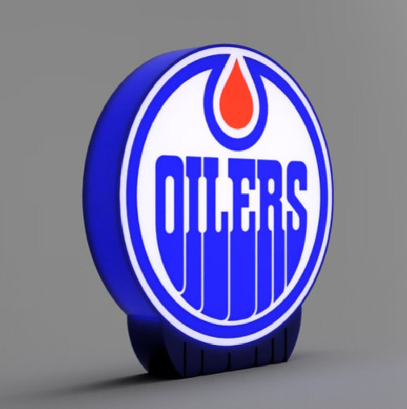 Edmonton Oilers NHL LED Lightbox Sign/lamp - Etsy