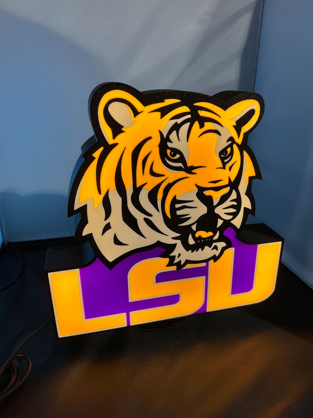 LSU Tigers Inspired LED Lightbox Sign/lamp - Etsy