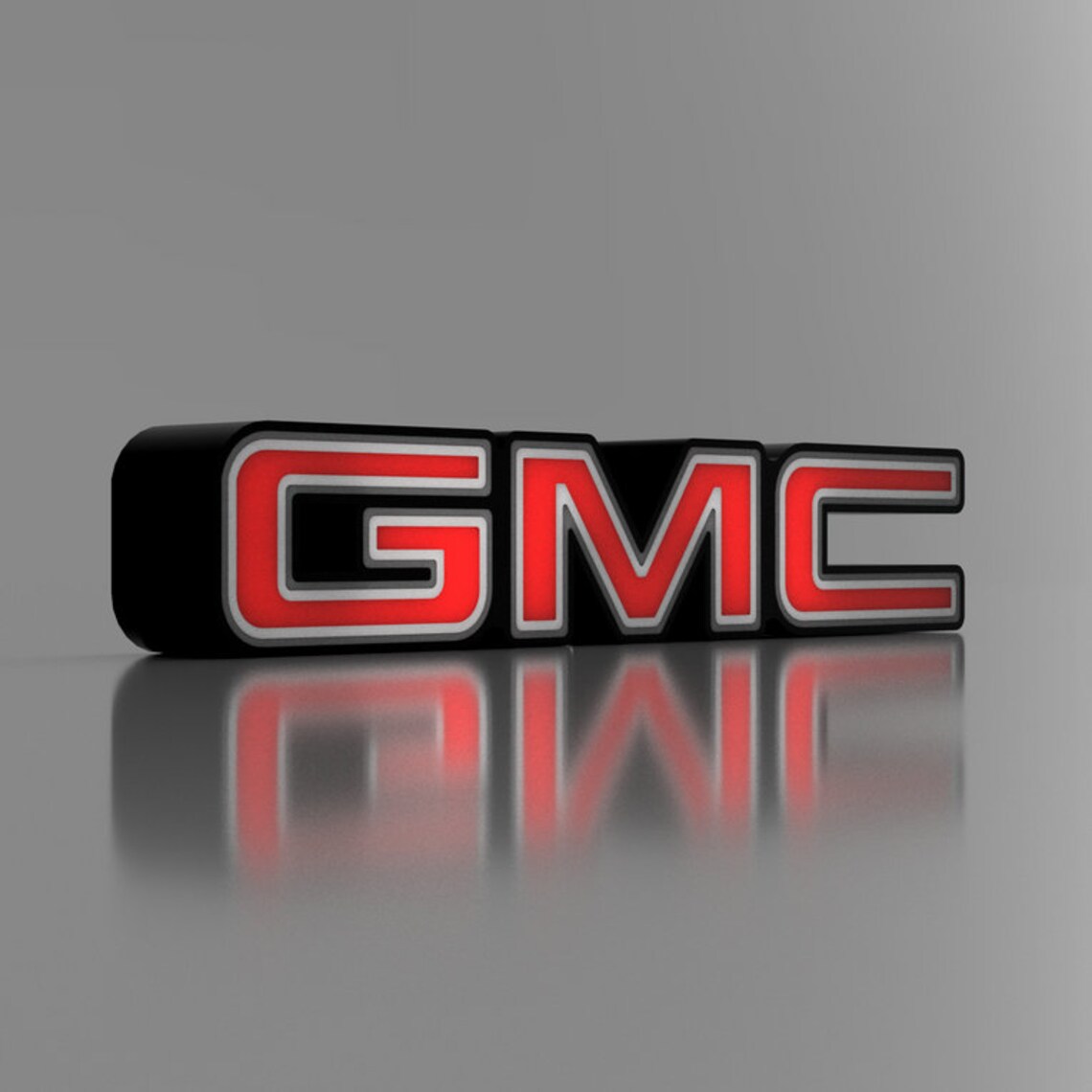 GMC Car Logo Car LED Lightbox Sign / Lamp - Etsy