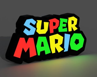 Super Mario Inspired LED Lightbox - Etsy