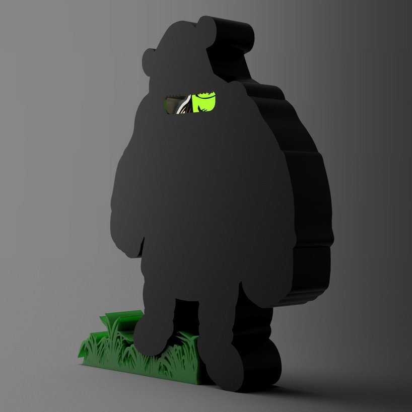 Shrek LED Lightbox LED Lightbox Lamp/sign - Etsy Australia