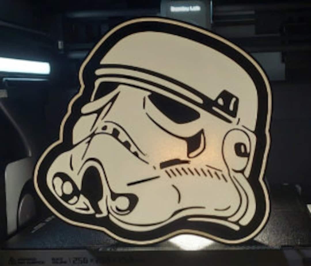 Star Wars Inspired Storm Trooper LED Lightbox Lamp / Sign - Etsy