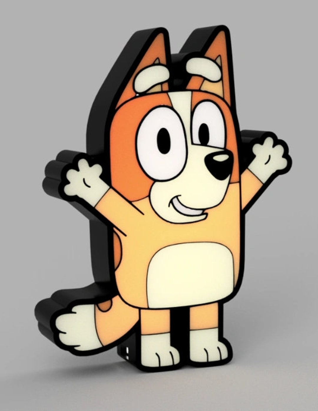 Bingo Inspired From the TV Show Bluey LED Lightbox Sign/lamp - Etsy