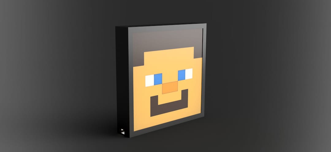 Minecraft Steve LED Lightbox Sign/lamp - Etsy