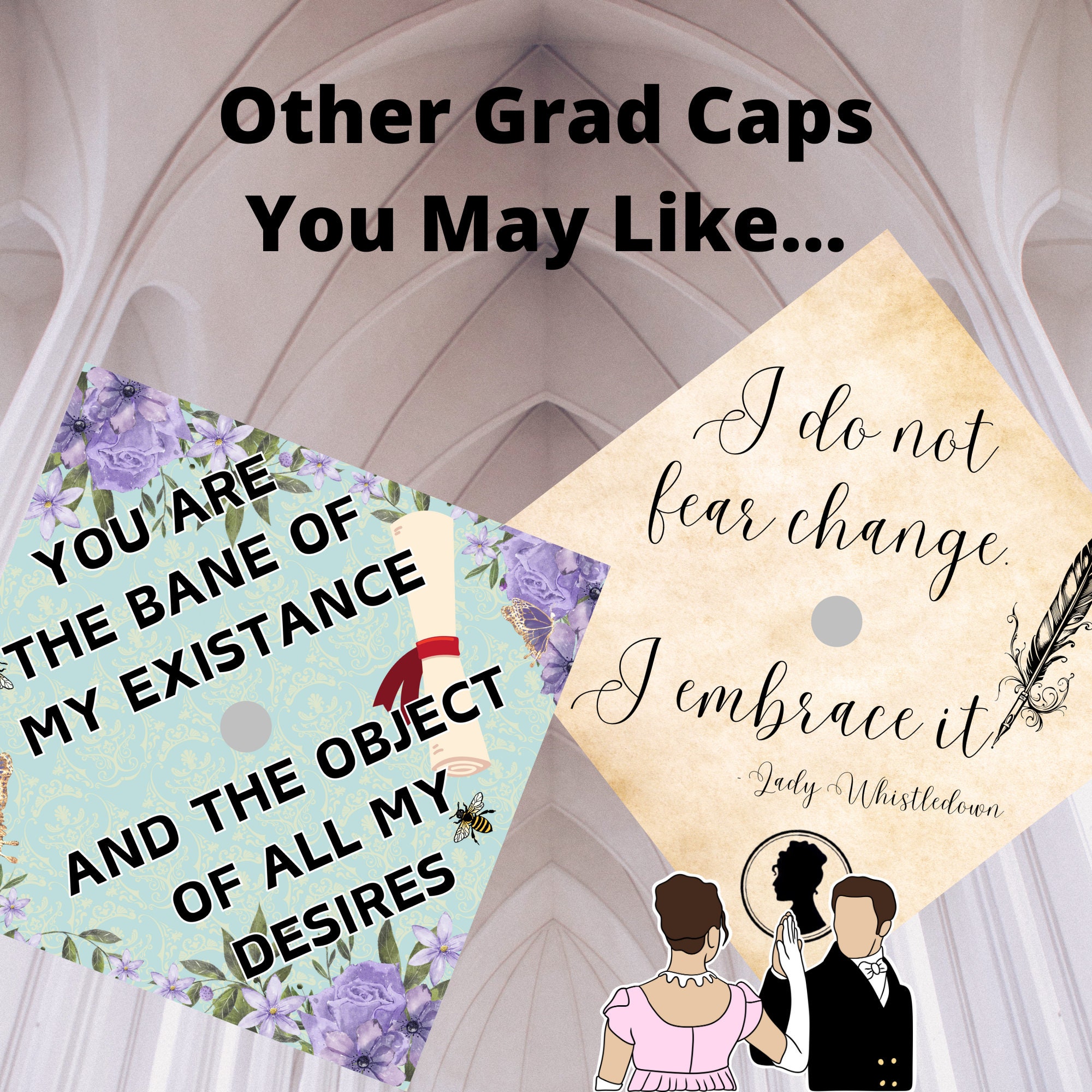 Eloise Bridgerton Quote - Graduation Printable Cap Topper **DIGITAL ...